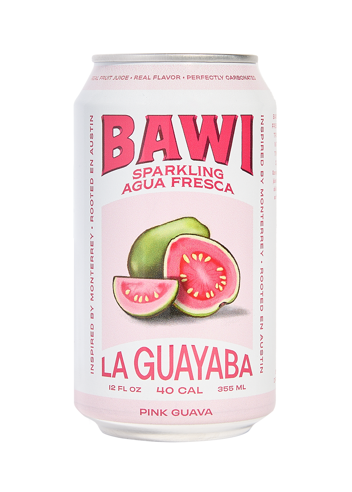 BAWI - Texas - Pink Guava Sparkling Agua Fresca - 12 oz / 12 cans ...