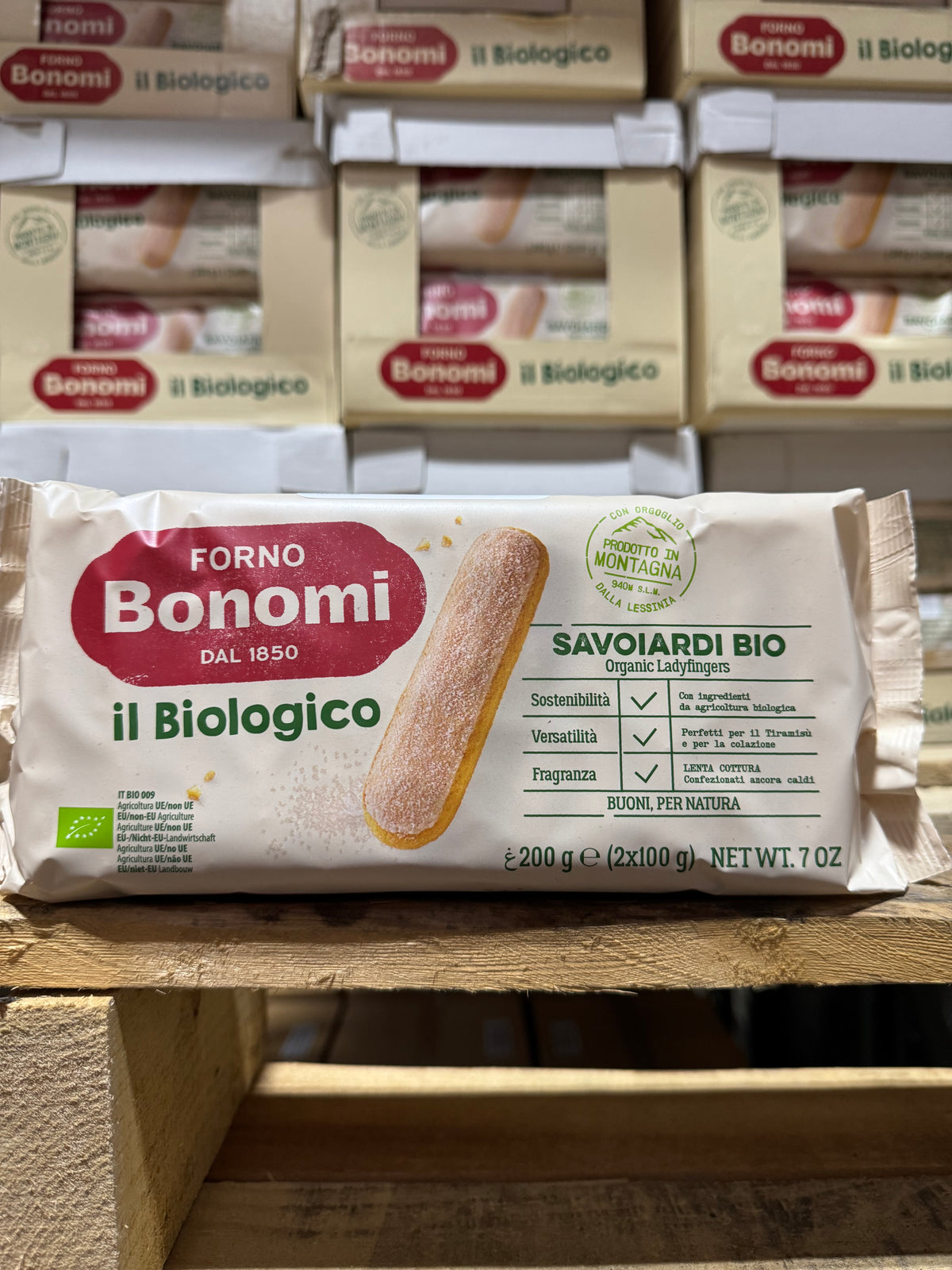 Forno Bonomi - Italy - Organic Ladyfingers - 200 g — Alta Gama Foods